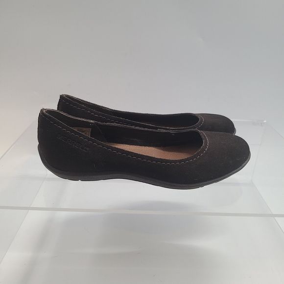 Merrell | Shoes | Merrell Avesso Suede Espresso Ballet Flats Us Sz 6 ...
